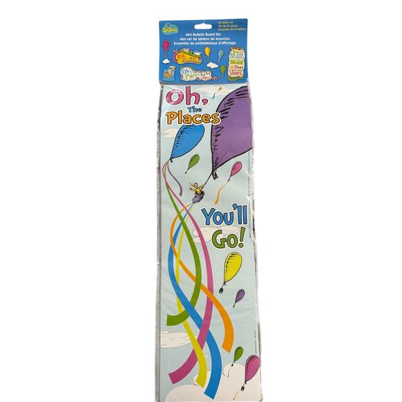 Eureka | Office | Dr Seuss Mini Bulletin Board Set 44 Piece Set Oh The ...